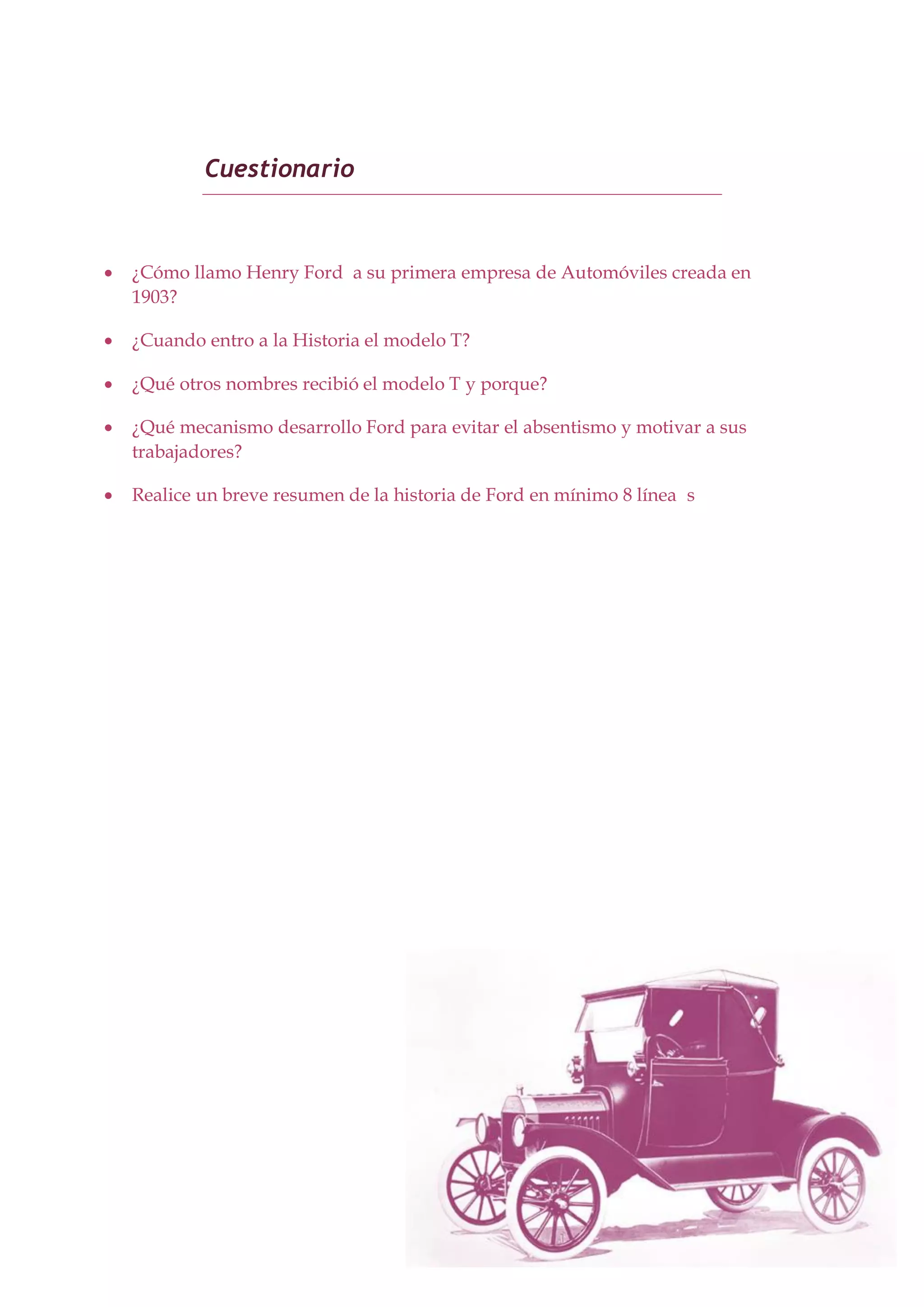 Historia de ford | PDF