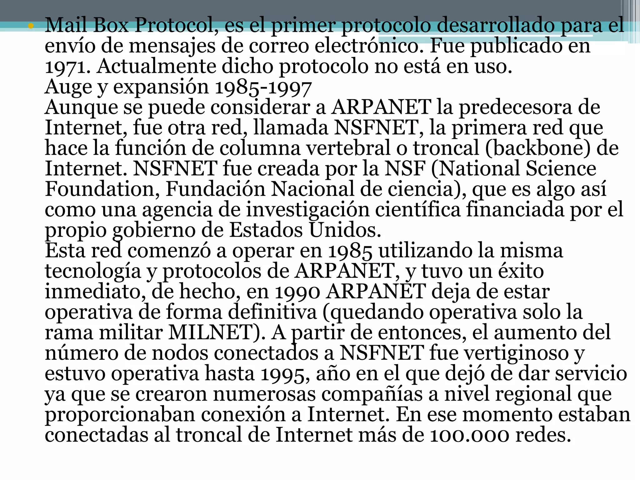 Historia de internet – nacimiento y evolución | PPT