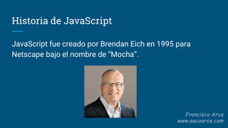 Historia de java script | PPT