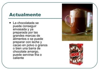 Historia de la chocolatada | PPT