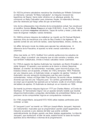 Historia de la computación y la informática | DOCX