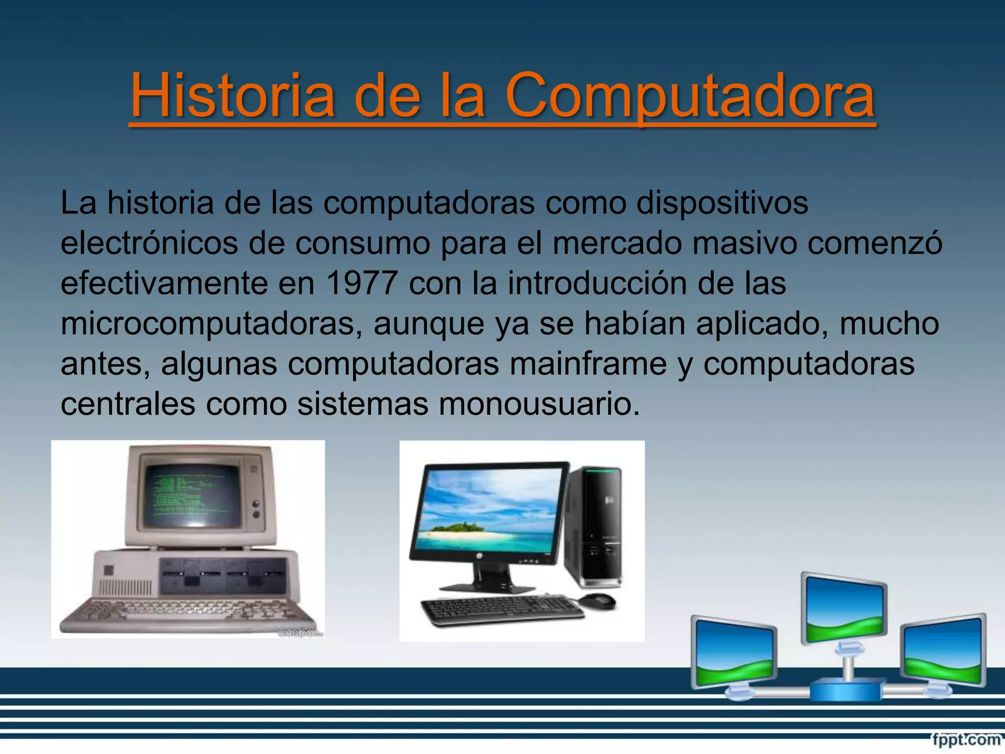 Historia de la computadora | PPTX
