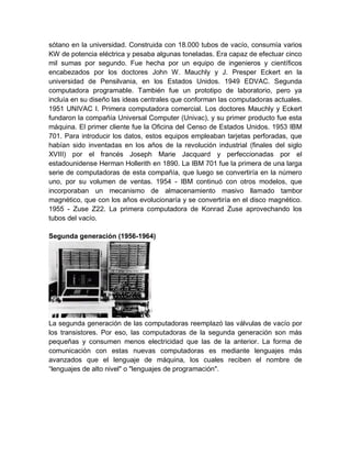 Historia de la computadora | PDF