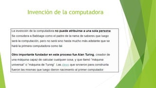 Historia de la computadora | PPTX
