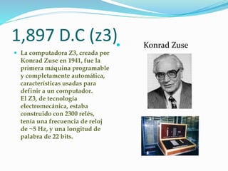 Historia de la computadora 2016 | PPTX | Laptops | Computing