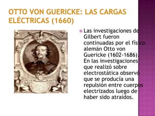 Historia de la electrisidad | PPTX