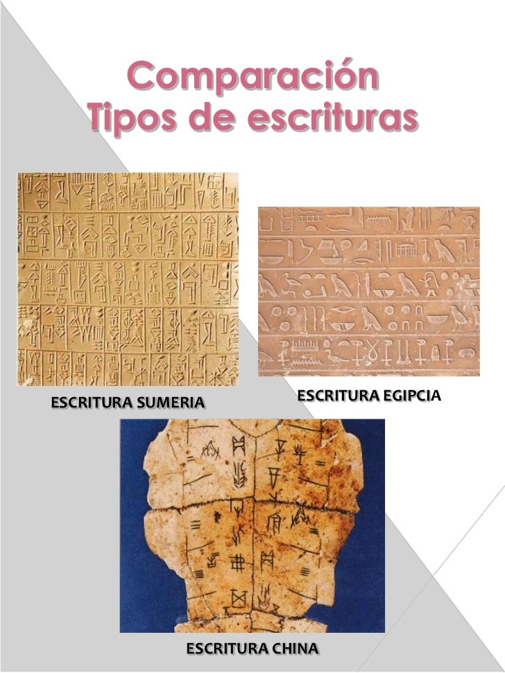 Historia de la escritura...