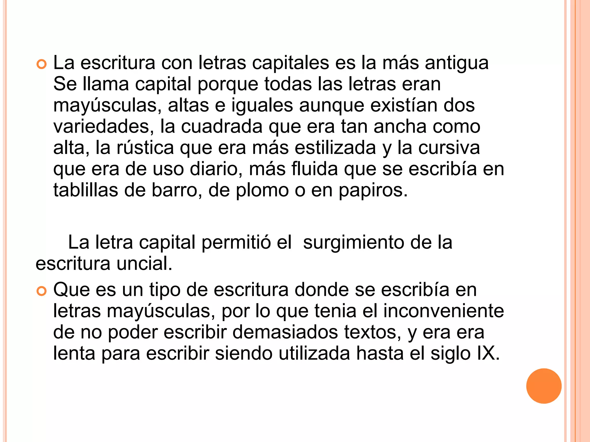 Historia de la escritura | PPT