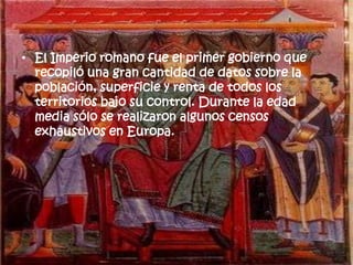 Historia de la estadística | PPTX