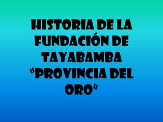 Tayabamba | PPTX