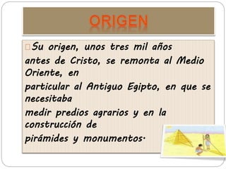 Historia de la geometría | PPTX