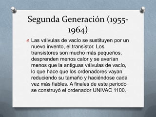 Historia de la informatica (tarea de tecnologia) | PPTX