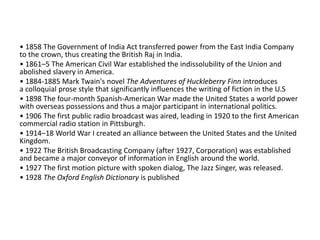 Historia de la lengua inglesa | PPT