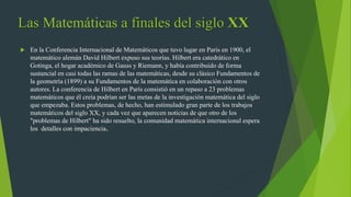 Historia de la matematica | PPTX