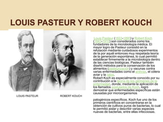 Historia de la microbiologia | PPTX