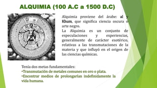Historia de la quimica | PPTX