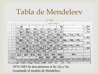 Historia de la Química 6 - La Tabla Periódica | PPTX