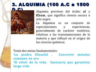 Historia de la quimica (ppt) | PPT
