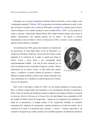 Historia de la quiropractica | PDF
