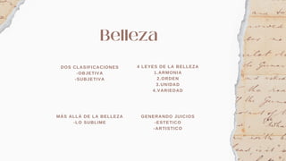 ppt basica sobre arte y estetica para niños | PDF