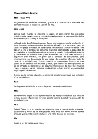 Historia de la seguridad | DOCX