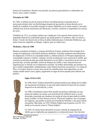 Historia de las protesis | PDF