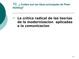 Historia De Las Teorias De La Comunicacion Cap.5 | PPT