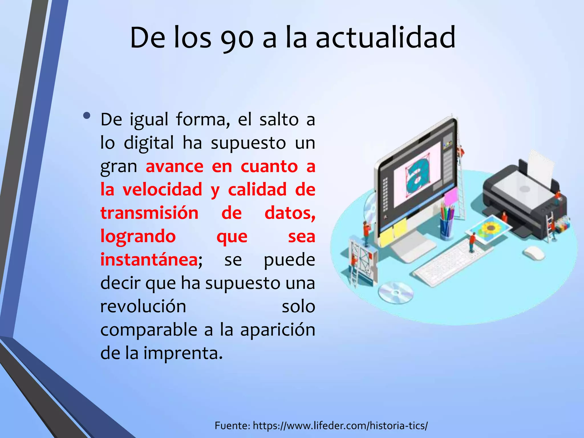 Historia de las tic | PPTX | History | Genres