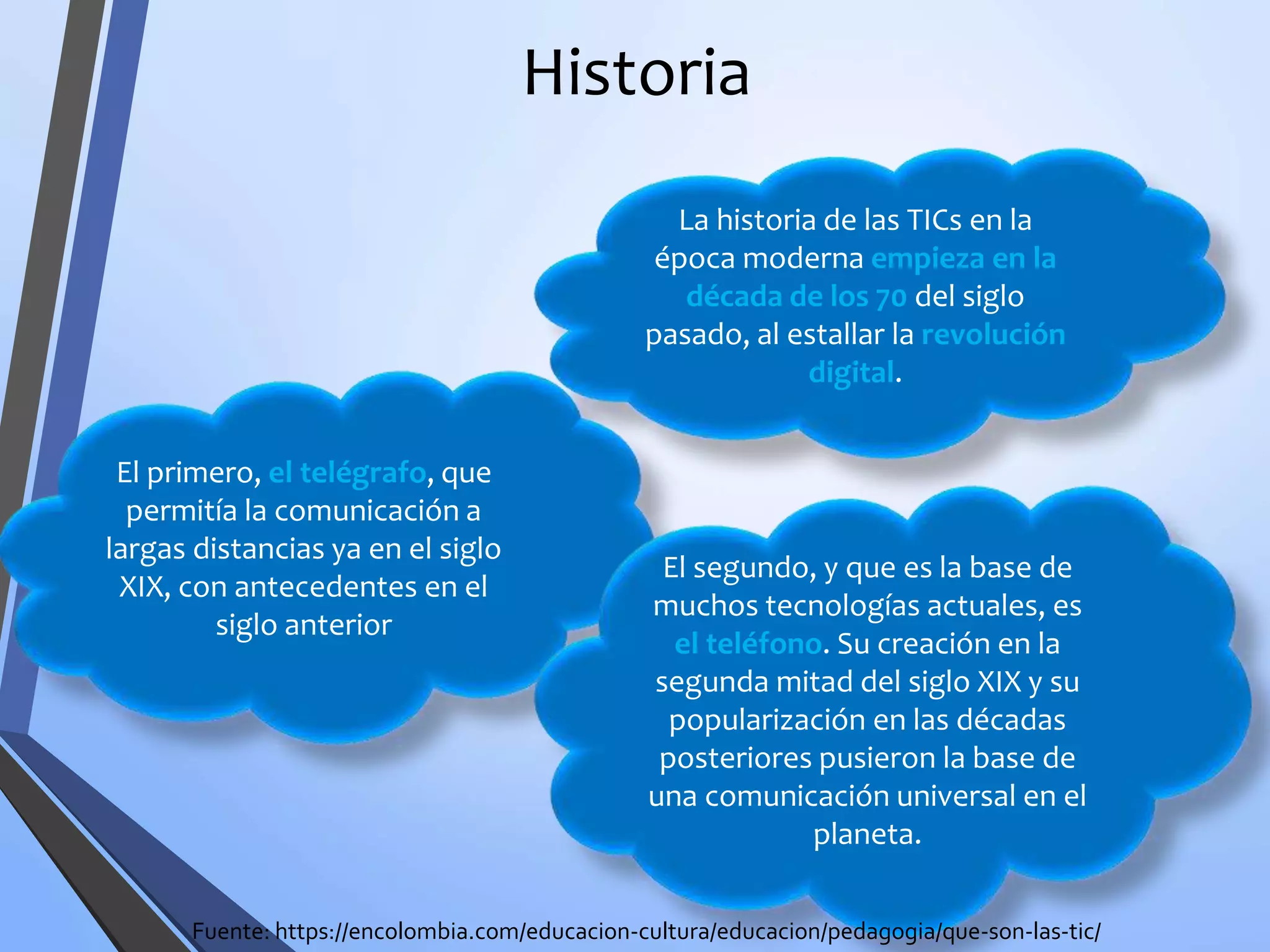 Historia de las tic | PPTX | History | Genres