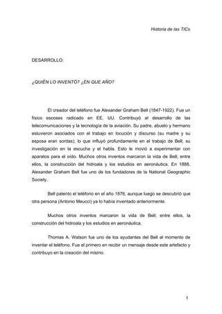 Historia del Teléfono | DOC