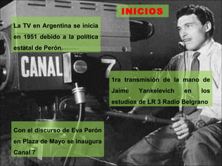 Historia de la tv argentina | PPT
