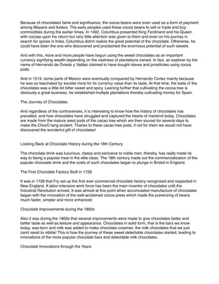 Historia del chocolate | PDF