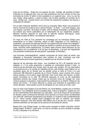 Historia del Cine en el Chocò | PDF