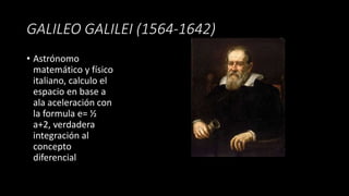 Historia del cálculo diferencial | PPTX