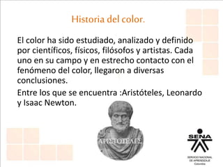 Historia del color | PPTX