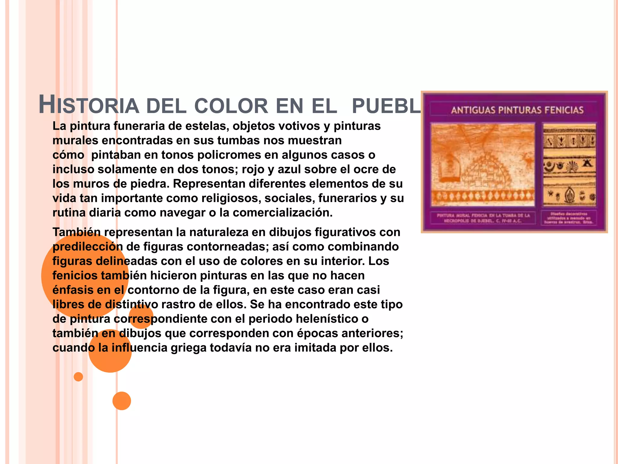Historia del color en el pueblo fenicio | PPTX
