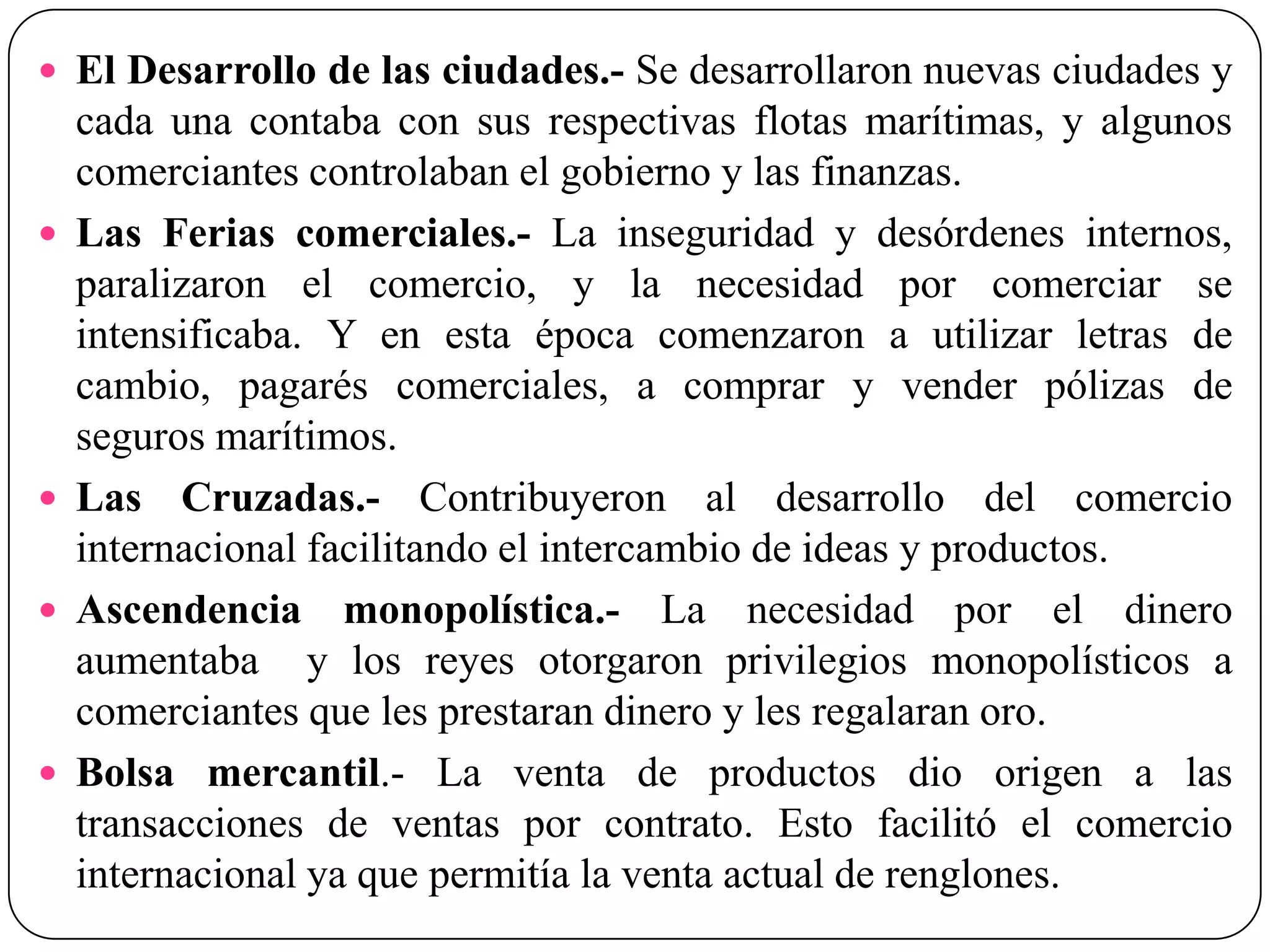 Historia del comercio | PPT
