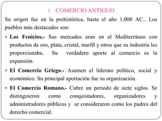 Historia del comercio | PPTX