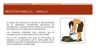 Historia del comercio | PPT
