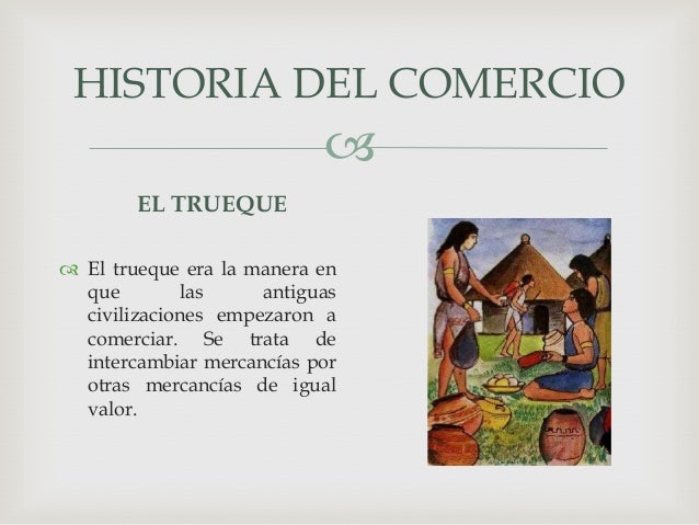 Historia del comercio vm