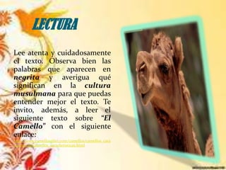 Historia del décimo octavo camello | PPTX