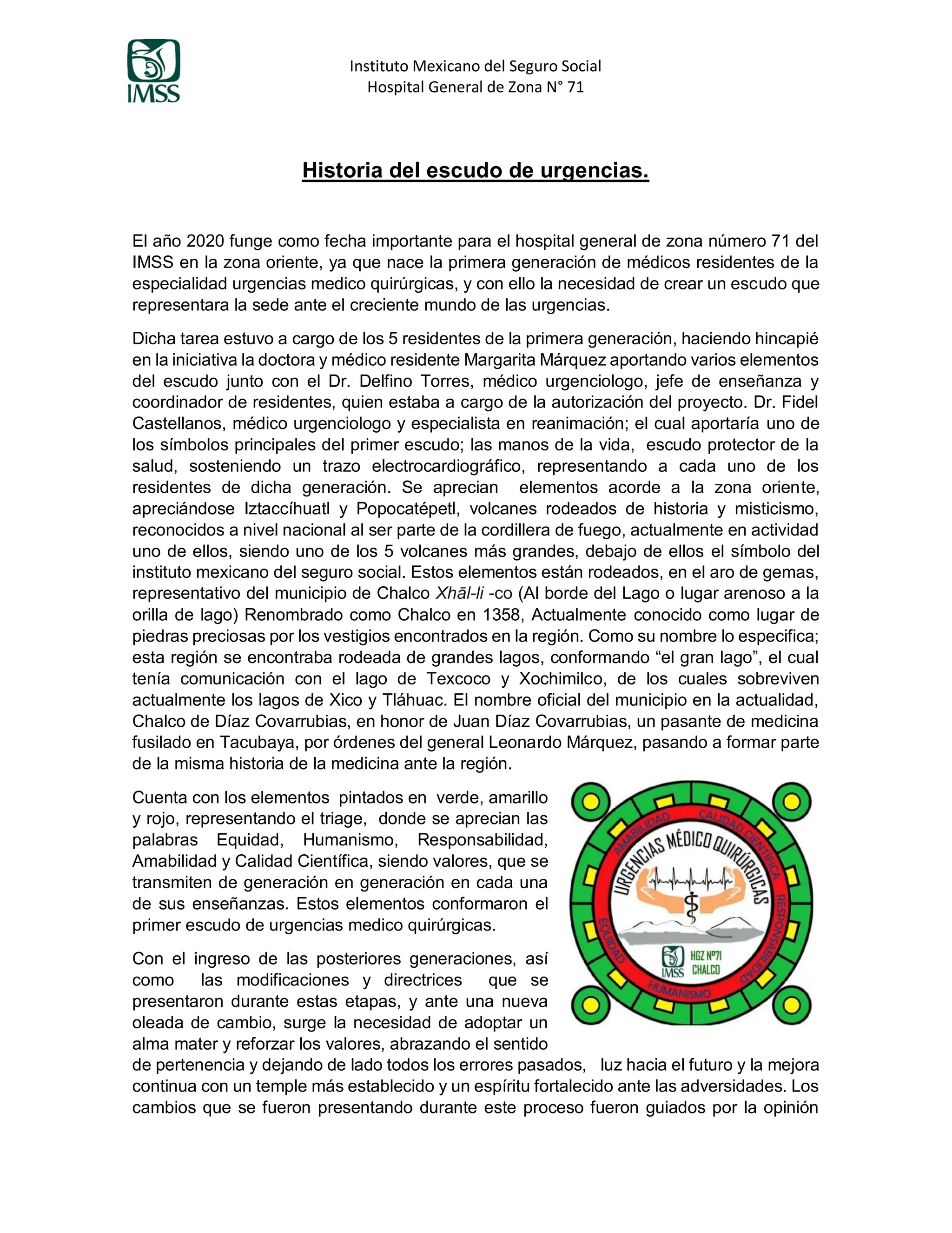 Historia del Escudo de Urgencias IMSS Chalco N°71.pdf