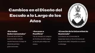 Historia del escudo y Escudo actual de la universidad usac/cunoc | PDF