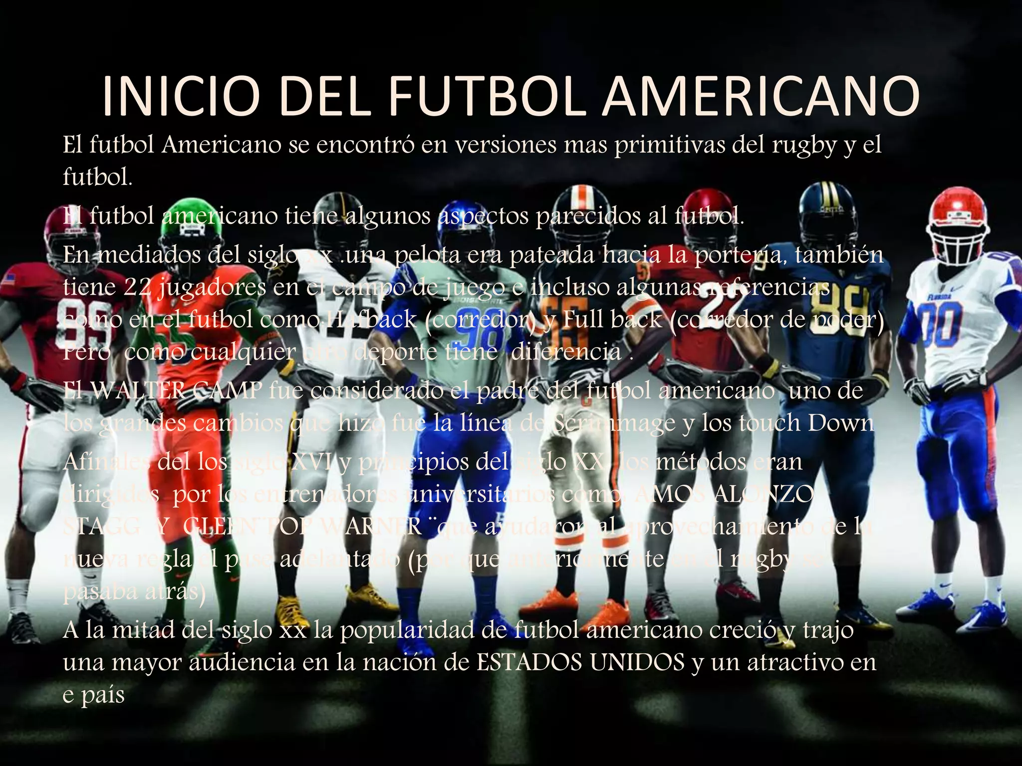 Historia del futbol americano | PPT