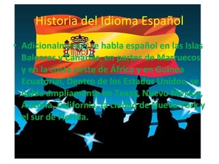 Historia del idioma español | PPT