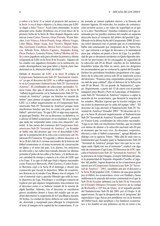 Historia de liga deportiva universitaria de quito pdf | PDF