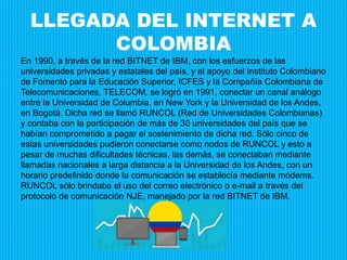 Historia del internet | PPTX