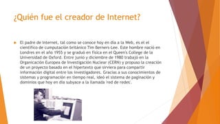 Historia del internet | PDF