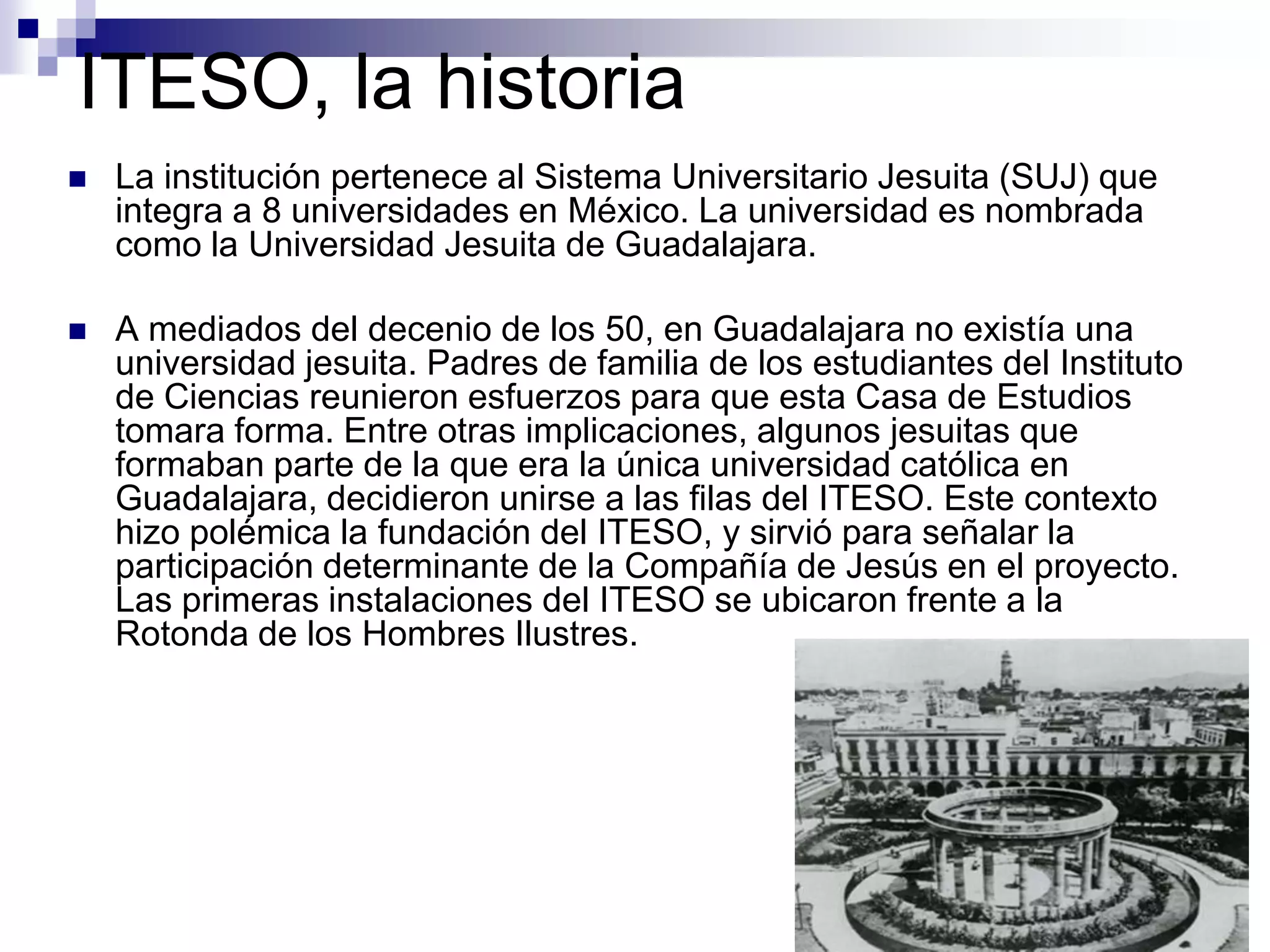 Historia del ITESO | PPTX