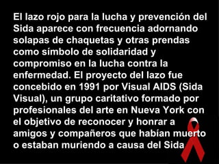 Historia Del Lazo Rojo Sida | PPT